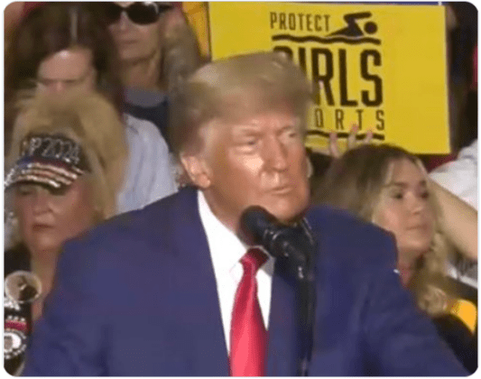 Trump's Bronzer Lights Up the Michigan Night, Draws Obvious Goldfinger ...